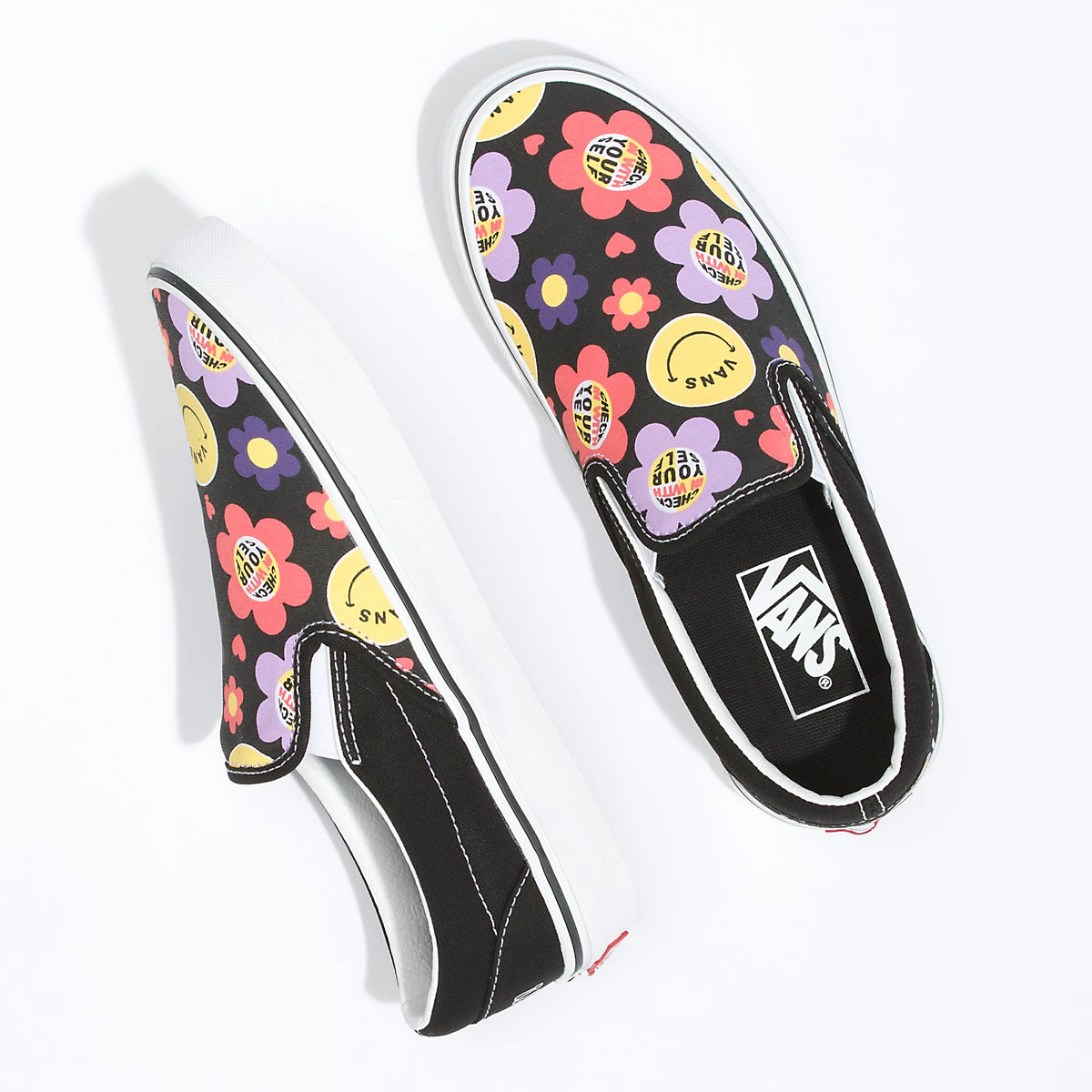 TENIS VANS CLASSIC SLIP-ON RADICALLY HAPPY BLK – Terminal Subculture